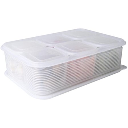 Fridge Food Storage Containers, Stackable Fresh Fruit Vegetables ...