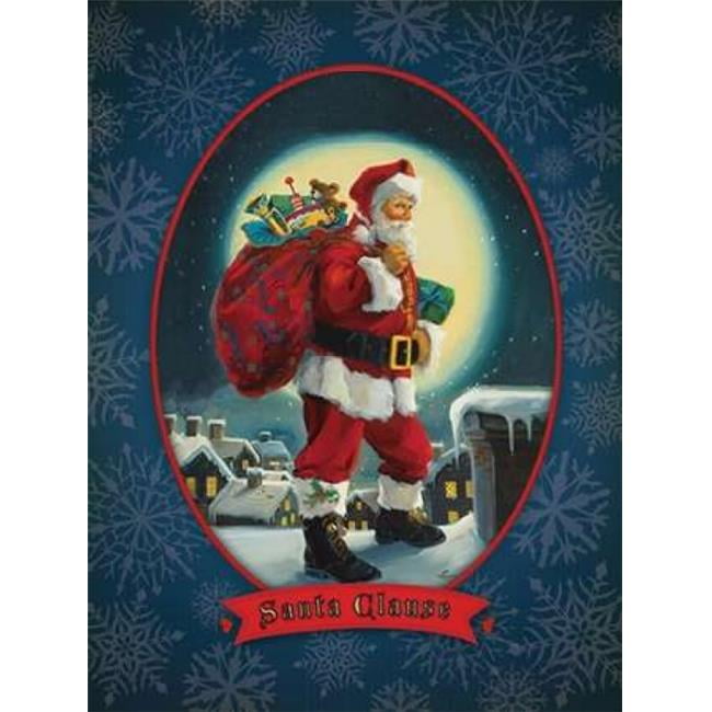 Sagebrush Fine Art PDXSC1446LARGE Santa Clause Poster Print by Susan ...