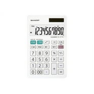Sharp El-334w Large Desktop Calculator, 12-Digit Lcd - Walmart.com