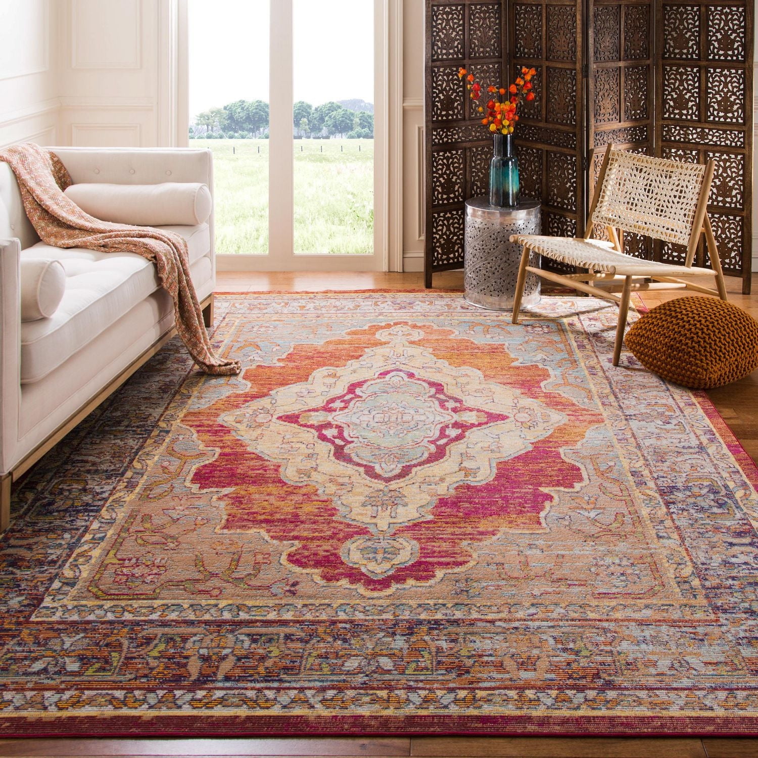 Click here for Safavieh Crystal Miranda Traditional Area Rug 8 Ft... prices