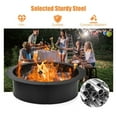 36 inch Round Steel Ring Line for Outdoor Backyard - Walmart.com