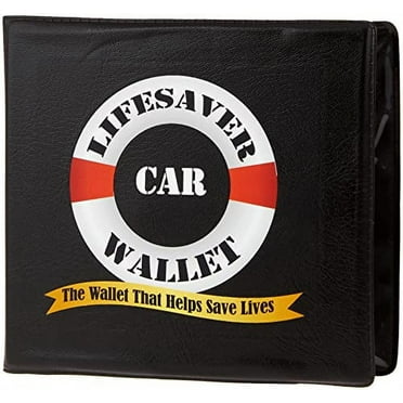 OnShield Car Insurance and Registration Holder Brown - PU Leather ...