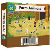 Click N’ Play 60 Piece Realistically Designed Mini Farm Animal Playset ...