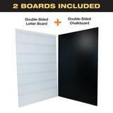 Excello Global Products Swinging Changeable Message Sidewalk Sign ...