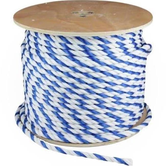 0.5 in. x 300 ft. Polyethylene Rope Blue & White - Walmart.com