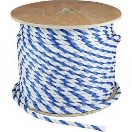 0.5 in. x 300 ft. Polyethylene Rope Blue & White | Walmart Canada