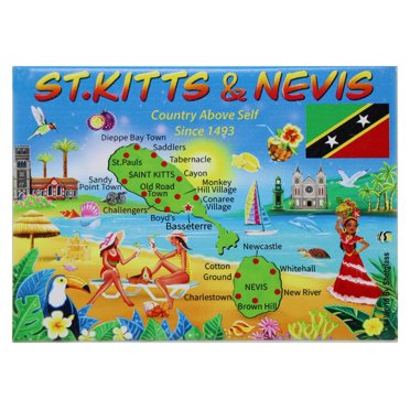Philippines Graphic Map and Attractions Souvenir Fridge Magnet 2.5" X 3 ...