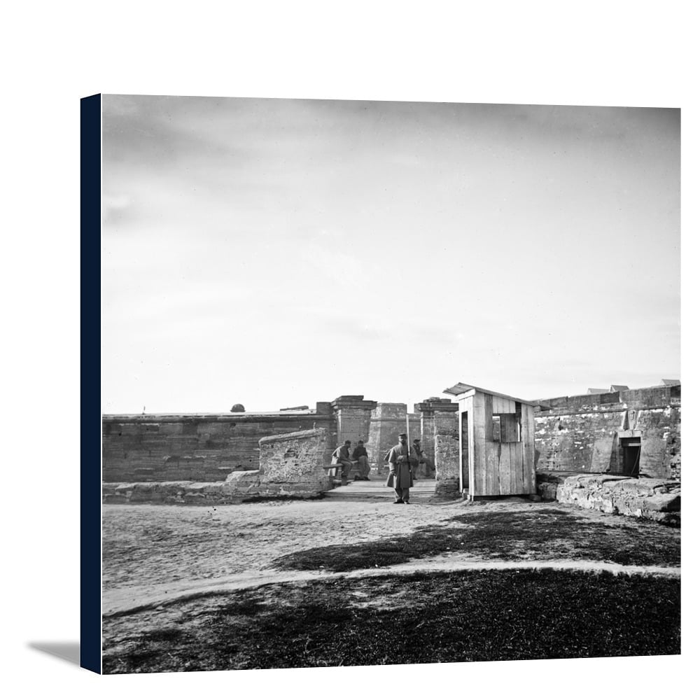 St. Augustine, Florida - Ft. Marion Gate Civil War Photograph (10.5x12 ...