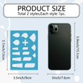 Acrylic Earring Handwork Template Card Leather Cutting Stencils Deep ...