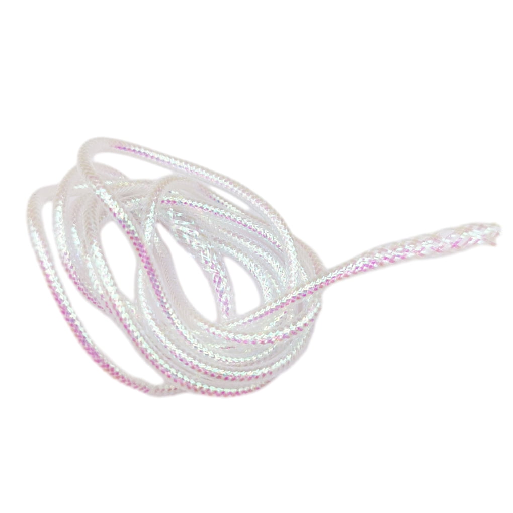Soidarity 4M Mylar Braid Tubing Braided White Materials Fly Pearlescent ...