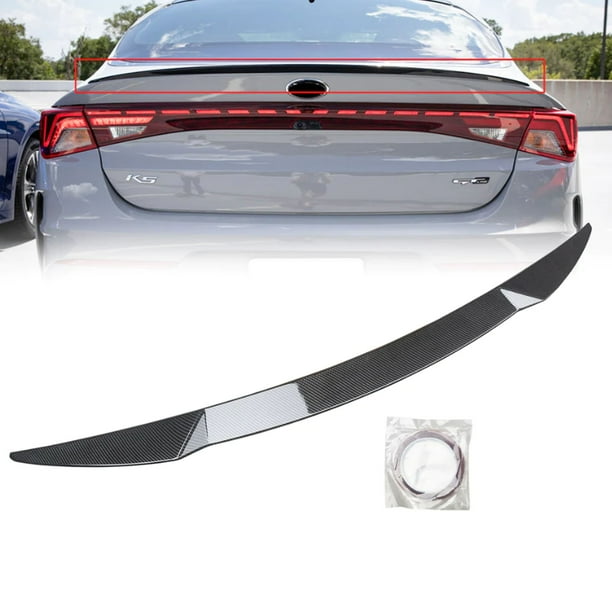 NINTE Rear Spoiler for 2021-2023 KIA K5 Sedan Back Wing Carbon Fiber Style - Walmart.com