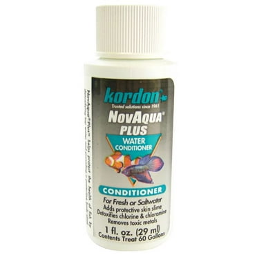 Kordon NovAqua Plus Water Conditioner for Fresh and Salt Water, 1 ...