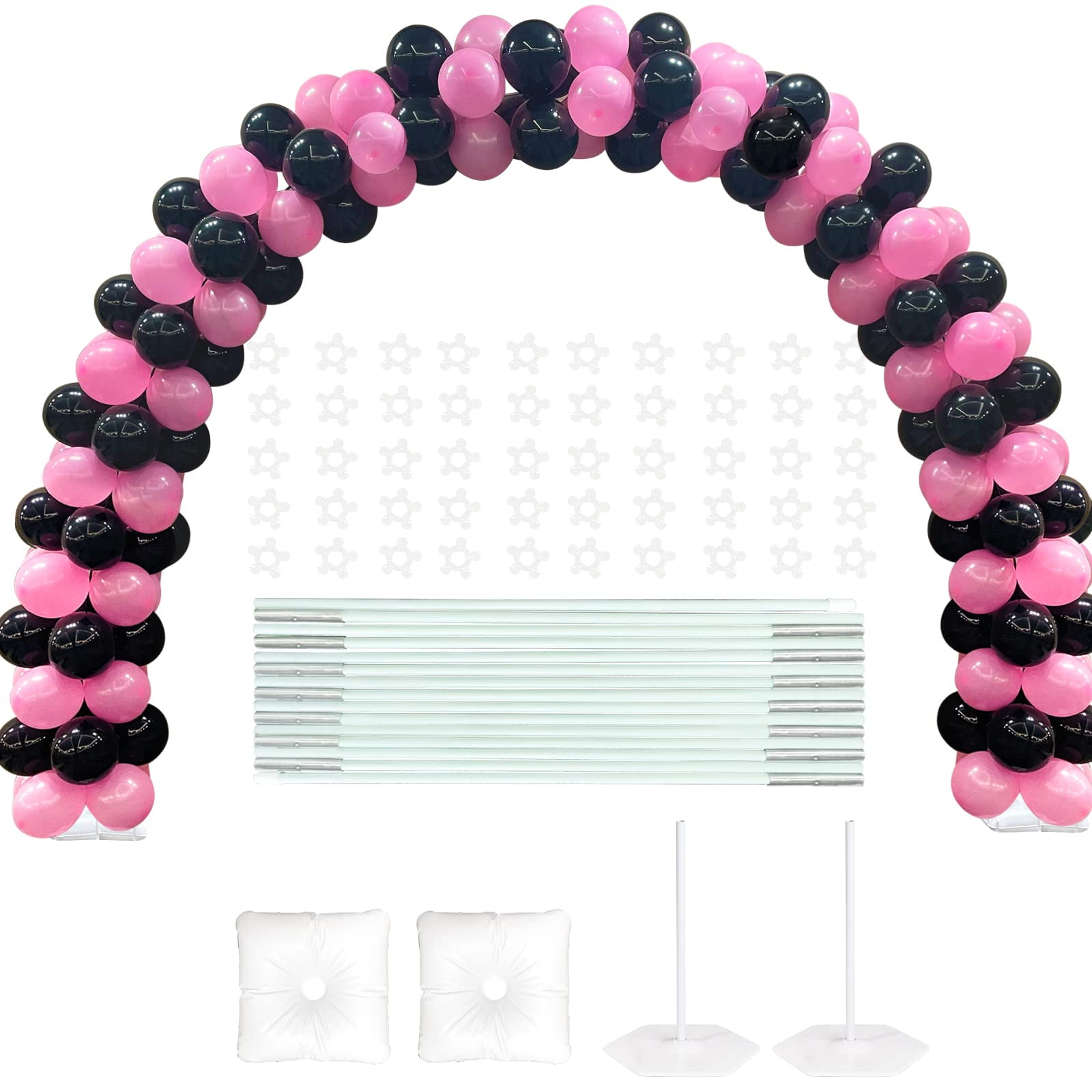 YALLOVE 21ft Balloon Arch Stand Kit, Free Combination in Width and ...