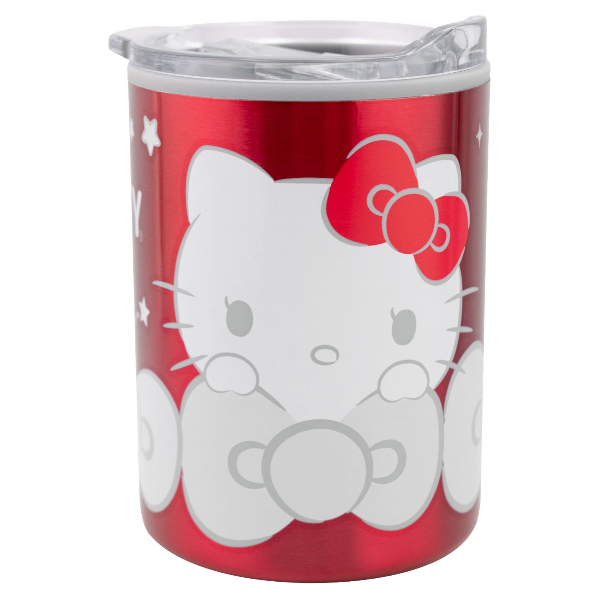 Termo Doble Pared, Diseño Hello Kitty 50 Aniversario, Sanrio, Termo Metalizado para Escritorio ...