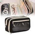 Aesthetic Mesh Pencil Case Cover With Sturdy Zipper, Large Capacity ...