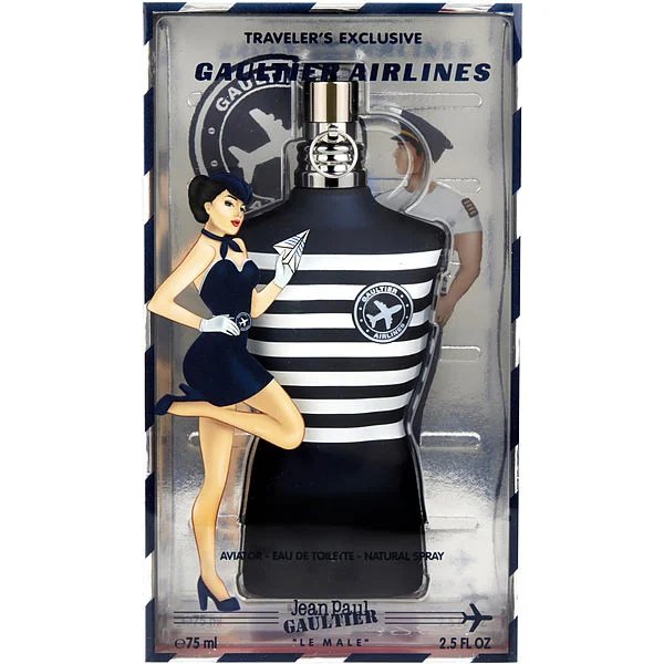 Perfume Le Male Airlines Para Hombre De Jean Paul Gaultier EDT | Bodega ...