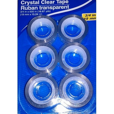 ZERO CLEAR TAPE, 2" x 16" PVC, 5/Pack - Walmart.com