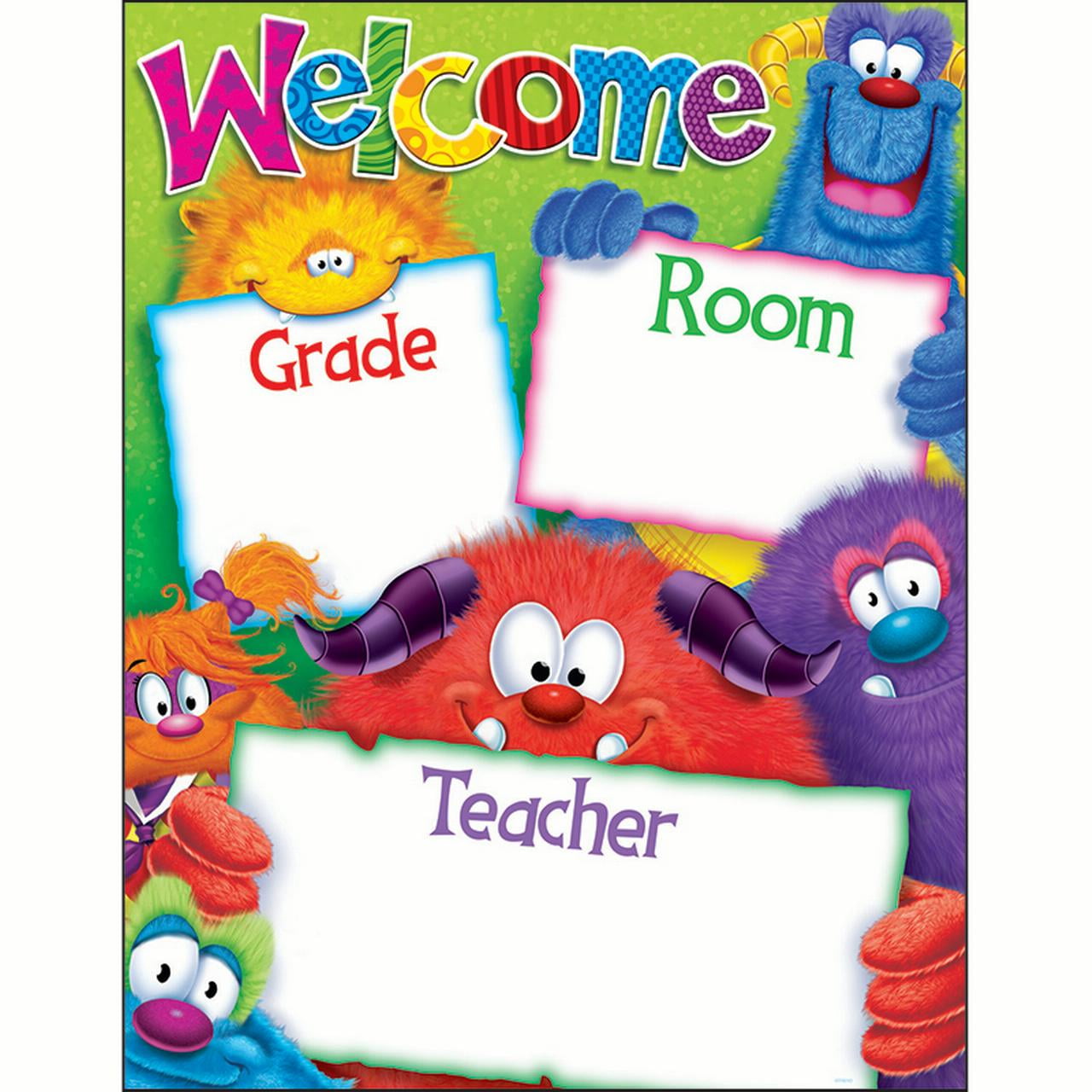 TREND ENTERPRISES INC. T-38428 WELCOME FURRY FRIENDS LEARNING - Walmart.com