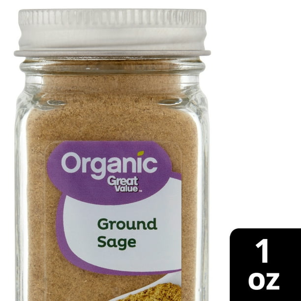 Great Value Organic Ground Sage, 1 oz - Walmart.com - Walmart.com
