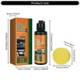 Vehicle Plastic Scratch Remover with Anti Fade Formulas 100ml Auto ...