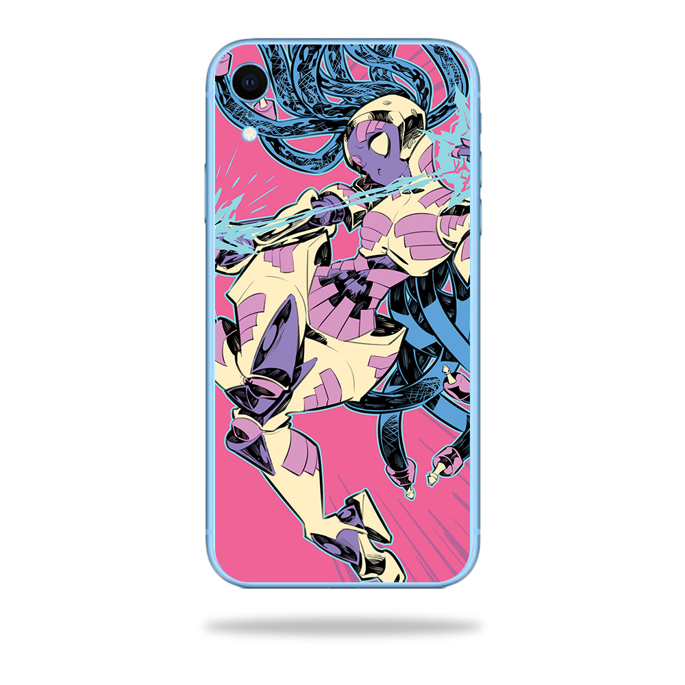 Skin Decal Wrap Compatible With Apple iPhone XR Sticker Design Robot ...