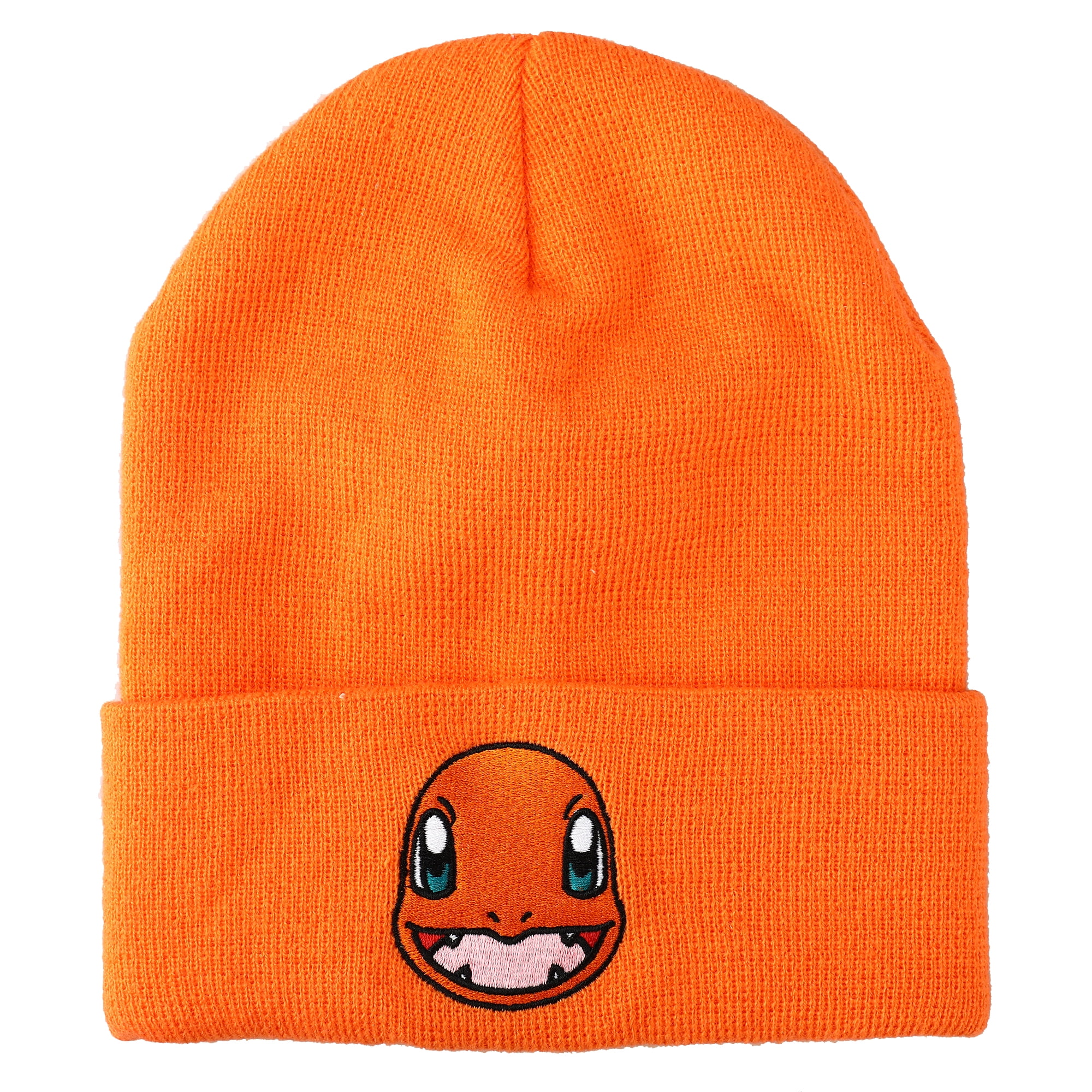 Pokemon Charmander Face Orange Cuff Beanie - Walmart.com