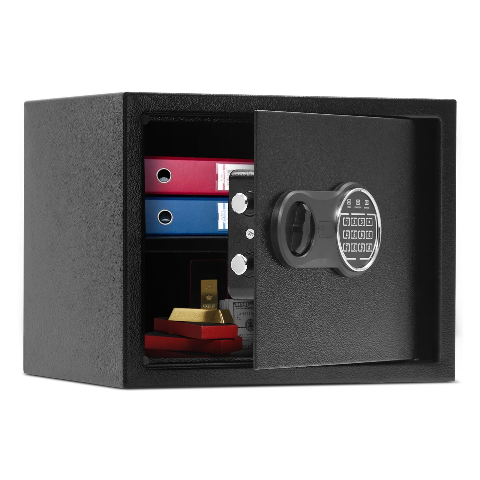 Hellone Safe Box, 1.2 Cubic Safe Digital Keypad Home Safe, Ideal for ...