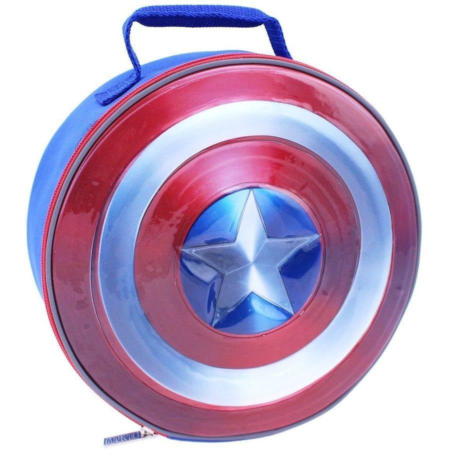 Marvel Captain America Shield Lunch Kit - Walmart.com
