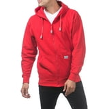 Pro Club Men's Heavyweight Full Zip Fleece Hoodie - Walmart.com