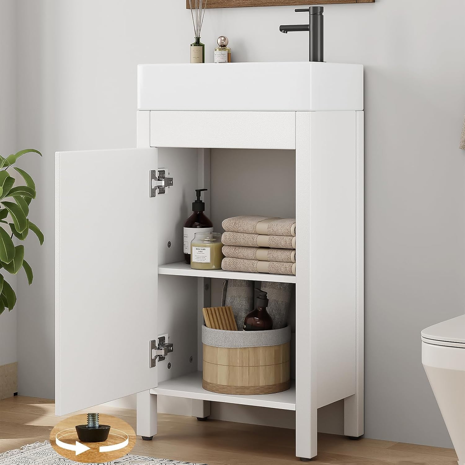 Click here for Yiwanda Yiwa Freestanding 16 Bathroom Vanity  Comp... prices