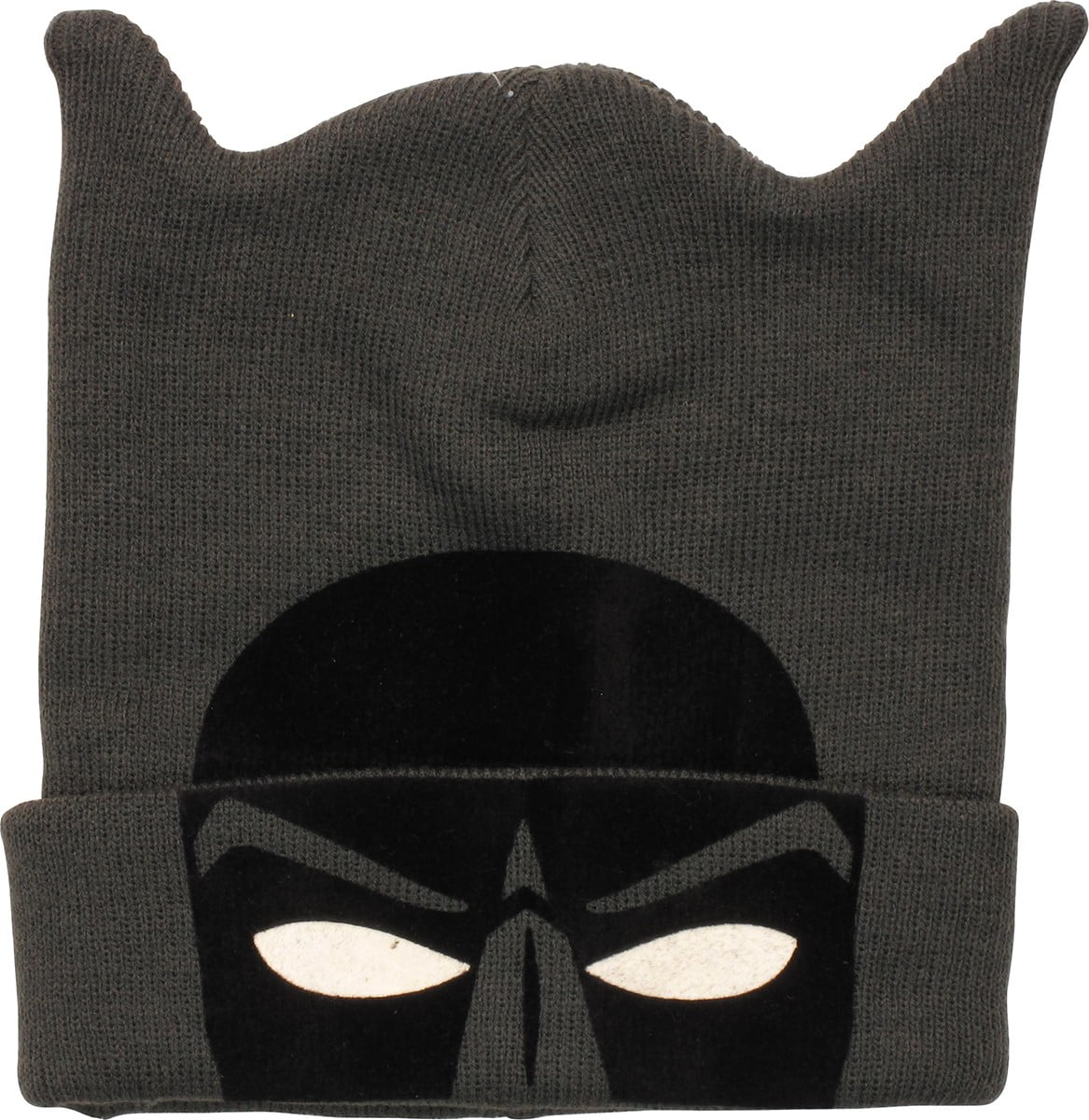 Batman Cowl Flocking Felt Cuff Beanie - Walmart.com