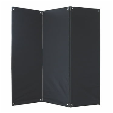 King Size 4-Panel Privacy Screen, vinyl, white, 6 mm thick - Walmart.com