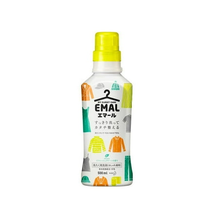 KAO EMAL Delicate Laundry Detergent Fresh Green Scent 500ml | Walmart Canada