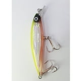 Wildlife Lures 3" inch Bunker Hard Fishing Lure Bait (Tri Halo Bass ...