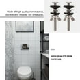Gymnture 4pcs Stainless Steel Toilet Bolts Screws Nuts Hinges ...