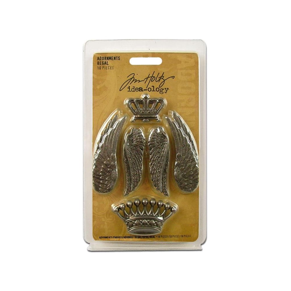 Tim Holtz Idea-ology Adornments Regal 10pc - Walmart.com - Walmart.com