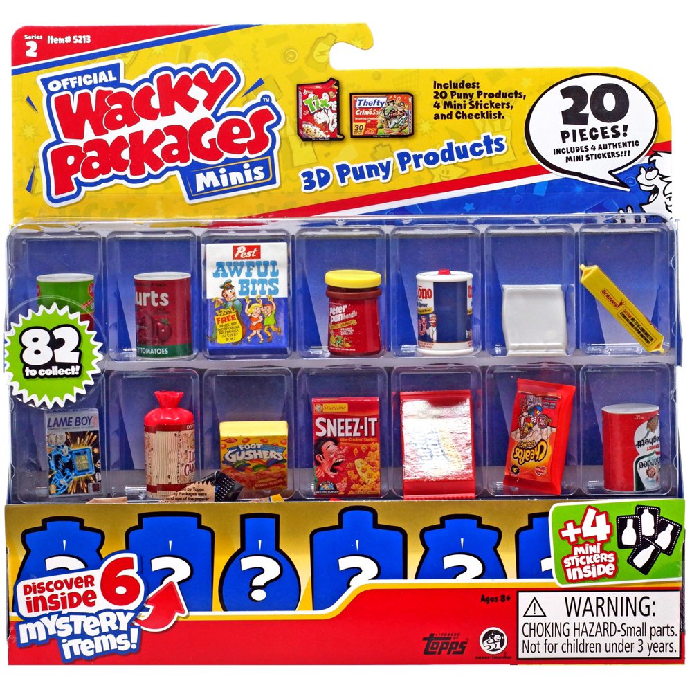 World's Smallest Wacky Packages Minis Series 2 20-Pack - Walmart.com ...
