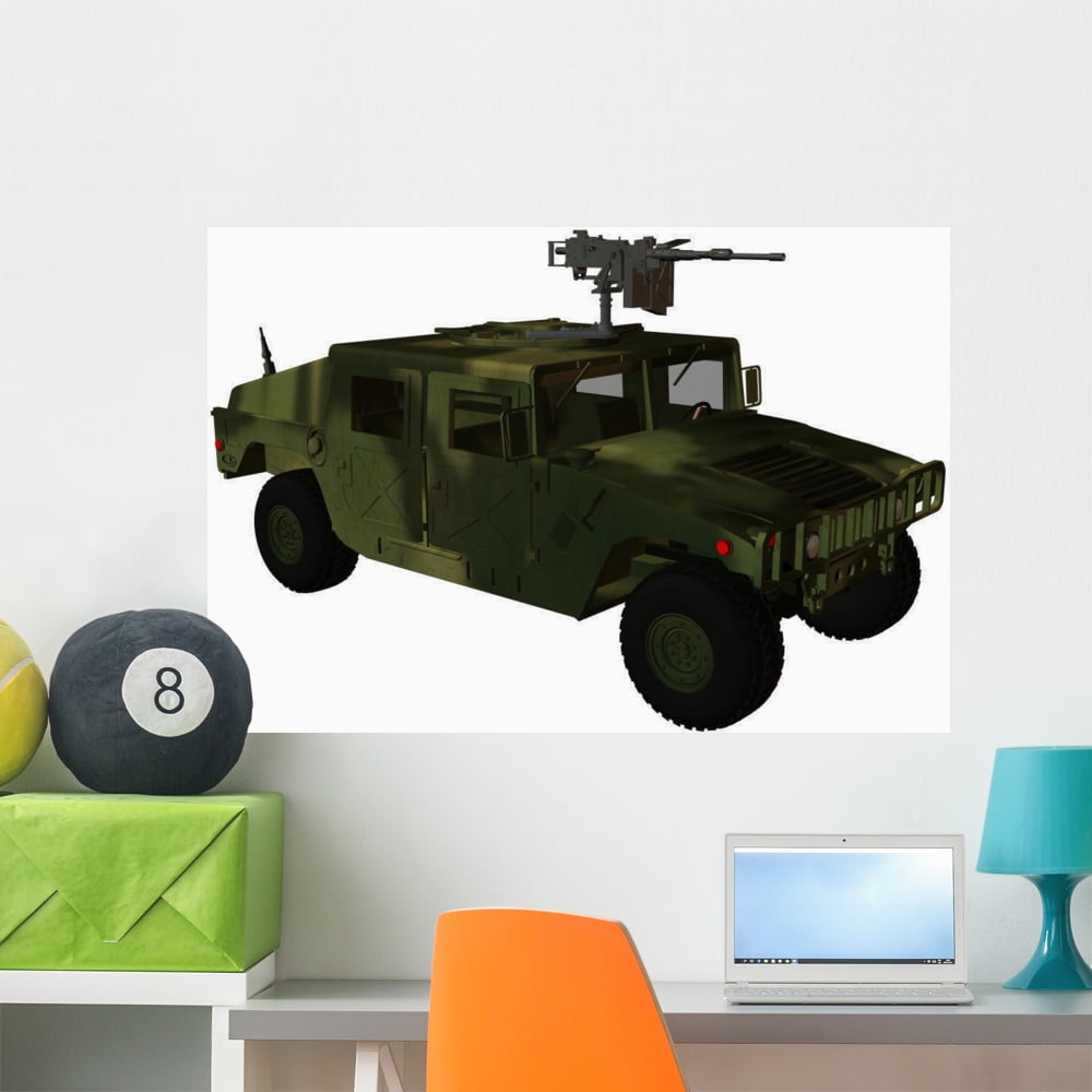 Hummer Wall Mural by Wallmonkeys Peel and Stick Graphic (36 in W x 25 ...