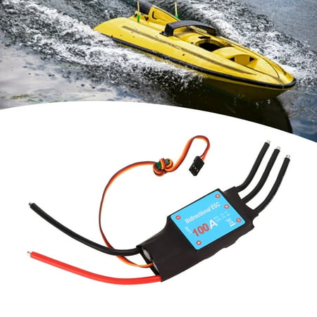 RC Boat Brushless 100A ESC, 2 Way Hydrocooling Electric Speed ...
