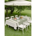Abstract Gray Green Color Block Rectangle Outdoor Tablecloth with ...