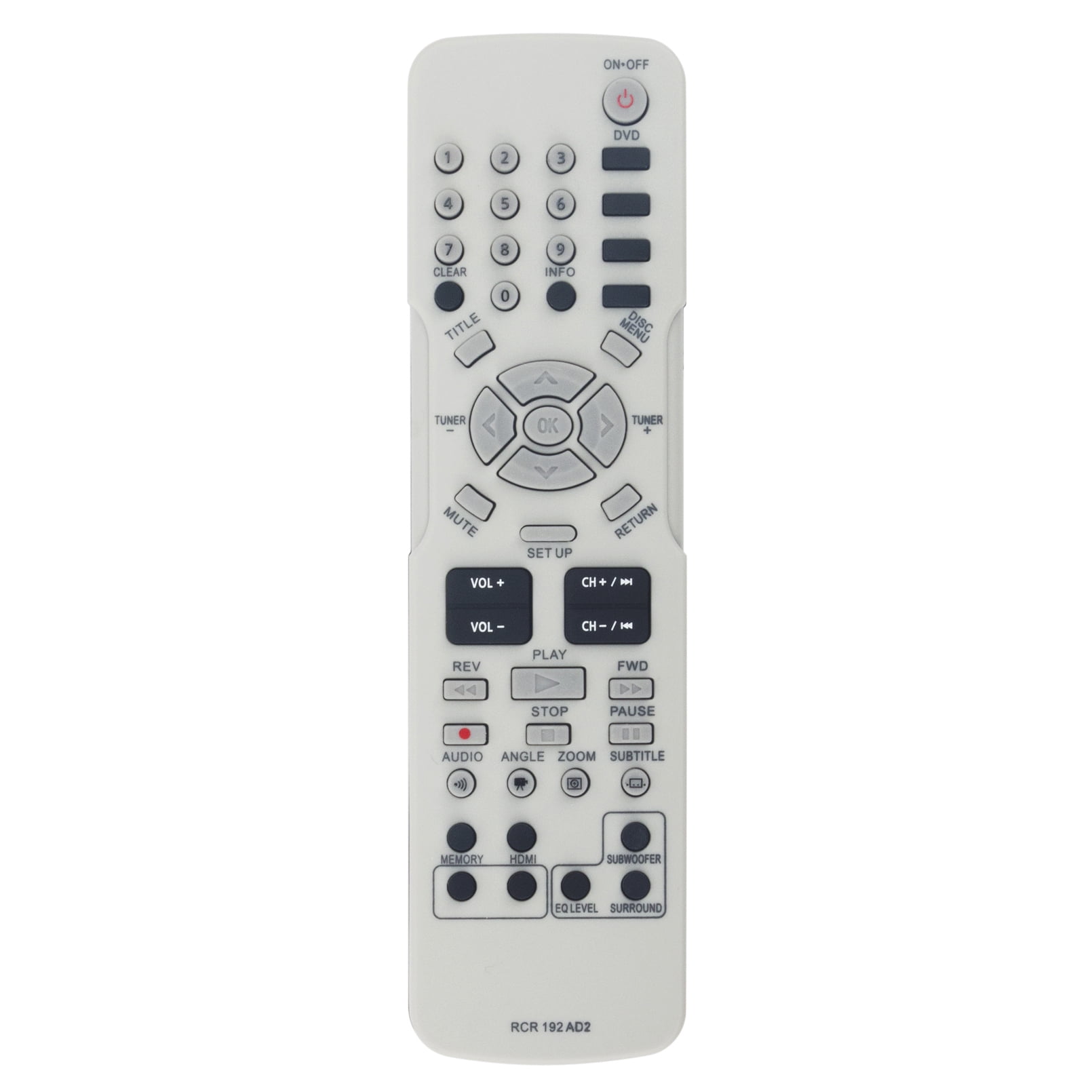 Vinabty RCR192AD2 Replaced Remote Control fit for RCA Home Theater ...