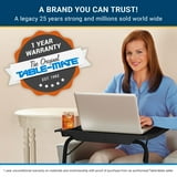 Table Mate II PRO TV Tray Black: Large Folding Dinner and Snack Table ...