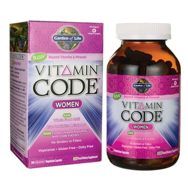 Garden of Life Vitamin Code Women's Multi, 120 Capsules - Walmart.com