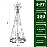 Free Shipping! Fraser Hill Farm 9-Ft Lighted Xmas Tree with Starburst ...