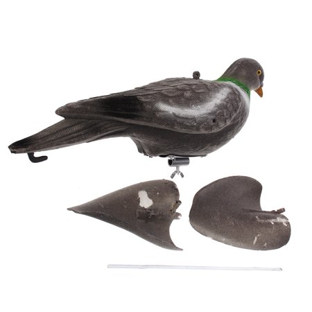 Flock Coated Flocked Fake Pigeon Woodpigeon Dove Hunting Shooting Decoy ...