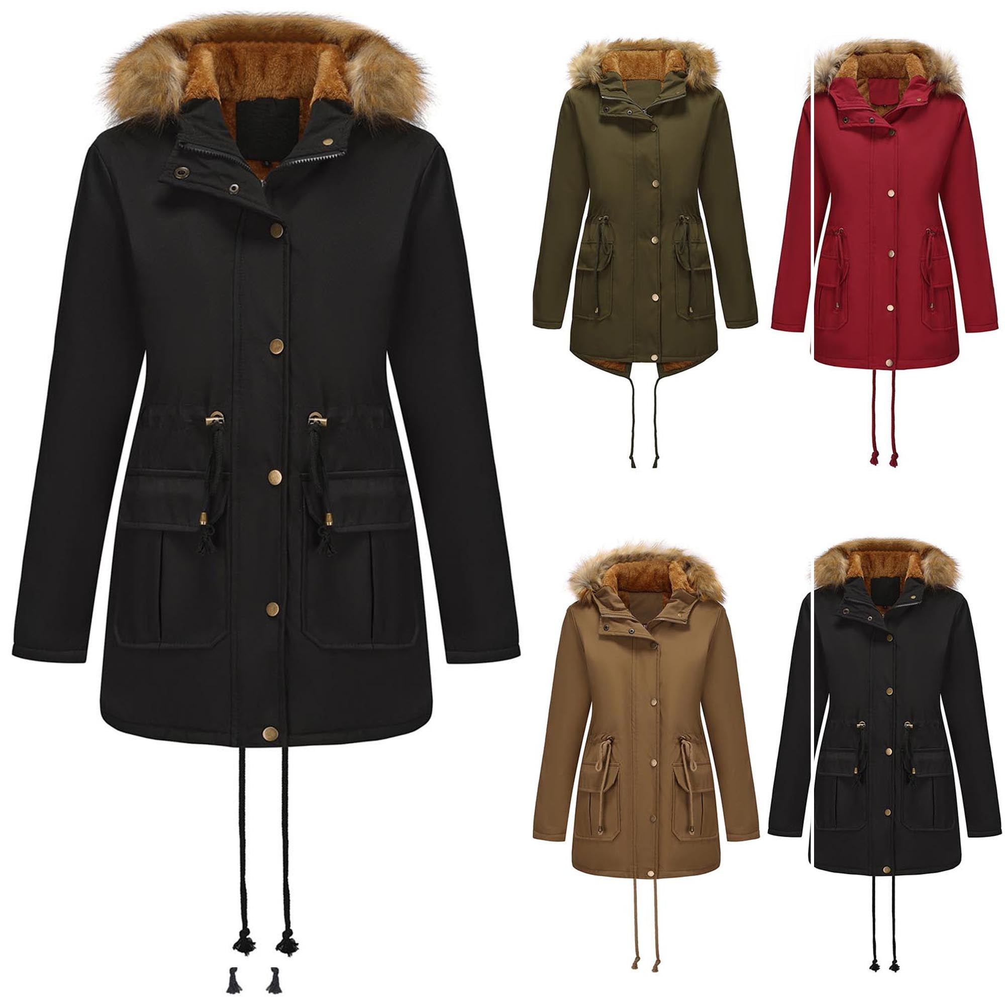 Click here for Womens Recycled Thicken Winter Coat Waterproof Win... prices