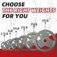 BalanceFrom Cast Iron Weight Plates，1-Inch or 2-Inch Center Hole ...