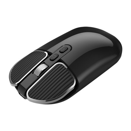 Mymisisa M203 Portable 2.4GHz Bluetooth Mouse Dual Mode Wireless Rechargeable Mute Mice ...