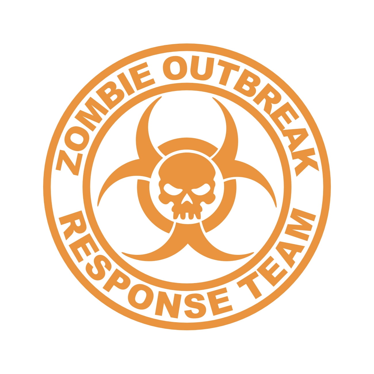 Zombie Outbreak Response Team Sticker Decal Die Cut - Self Adhesive ...