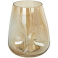 DecMode 11 Gold Glass Vase Set - Concaved Iridescent Design - Walmart.com